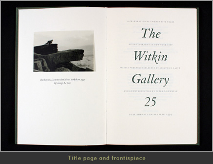 The Witkin Gallery 25